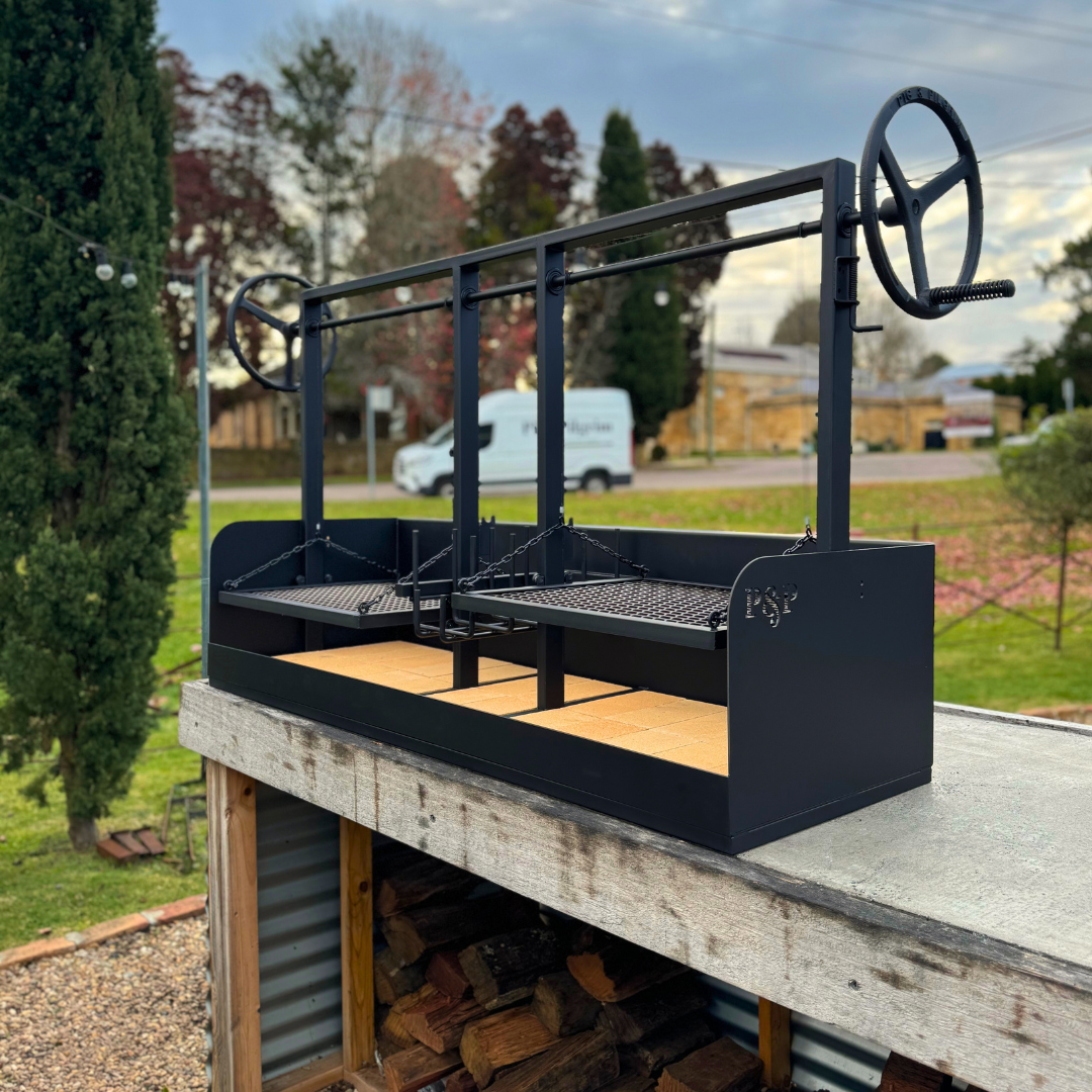 Premium charcoal parrilla with brasero - Pig & Pilgrim