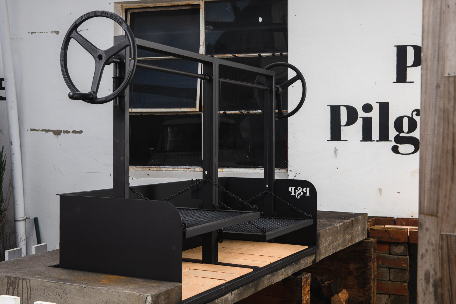 Premium charcoal parrilla with brasero - Pig & Pilgrim